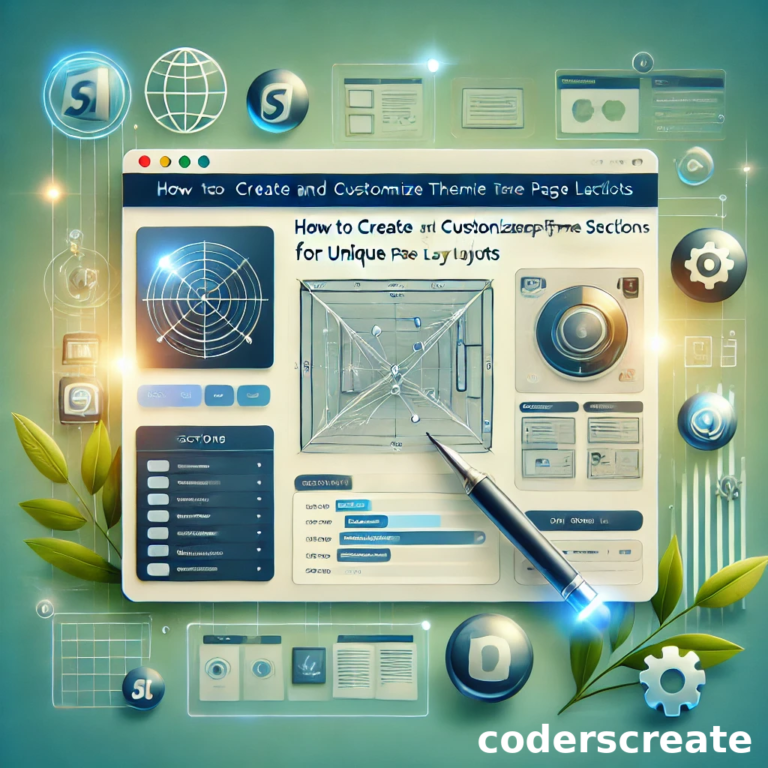 How to Create and Customize Shopify Theme Sections for Unique Page ... How to Create and Customize Shopify Theme Sections for Unique Page ...